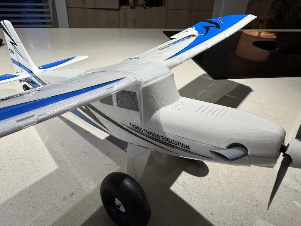 E-Flite - UMX Turbo Timber Evo - battery hatch - Free 3D Print Model ...