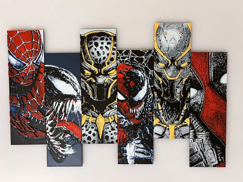 Venom - Bookmark by 3djd MakerWorld: Download Free 3D Models