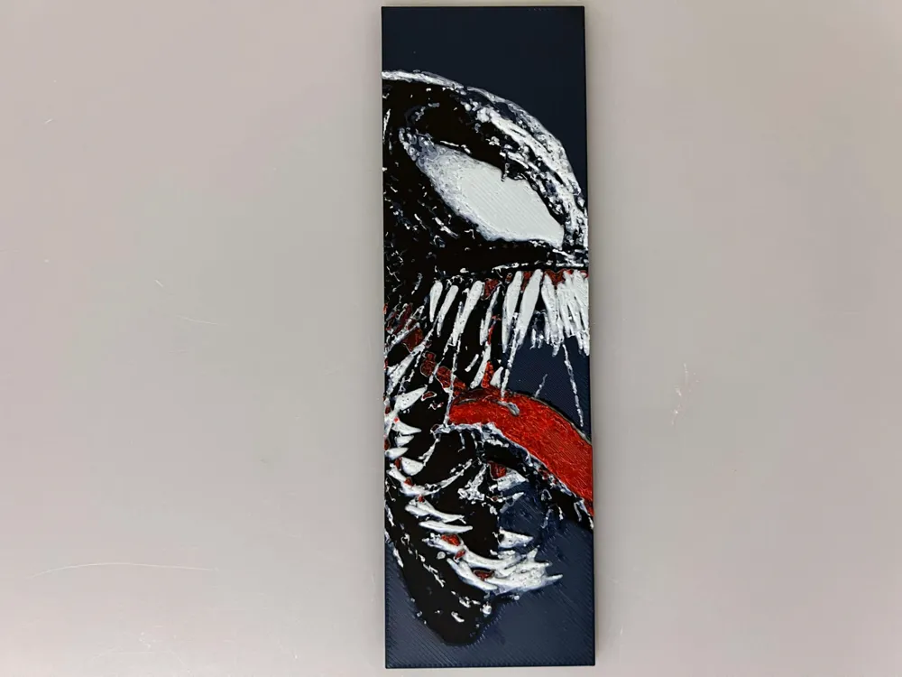 Venom - Bookmark by 3djd MakerWorld: Download Free 3D Models