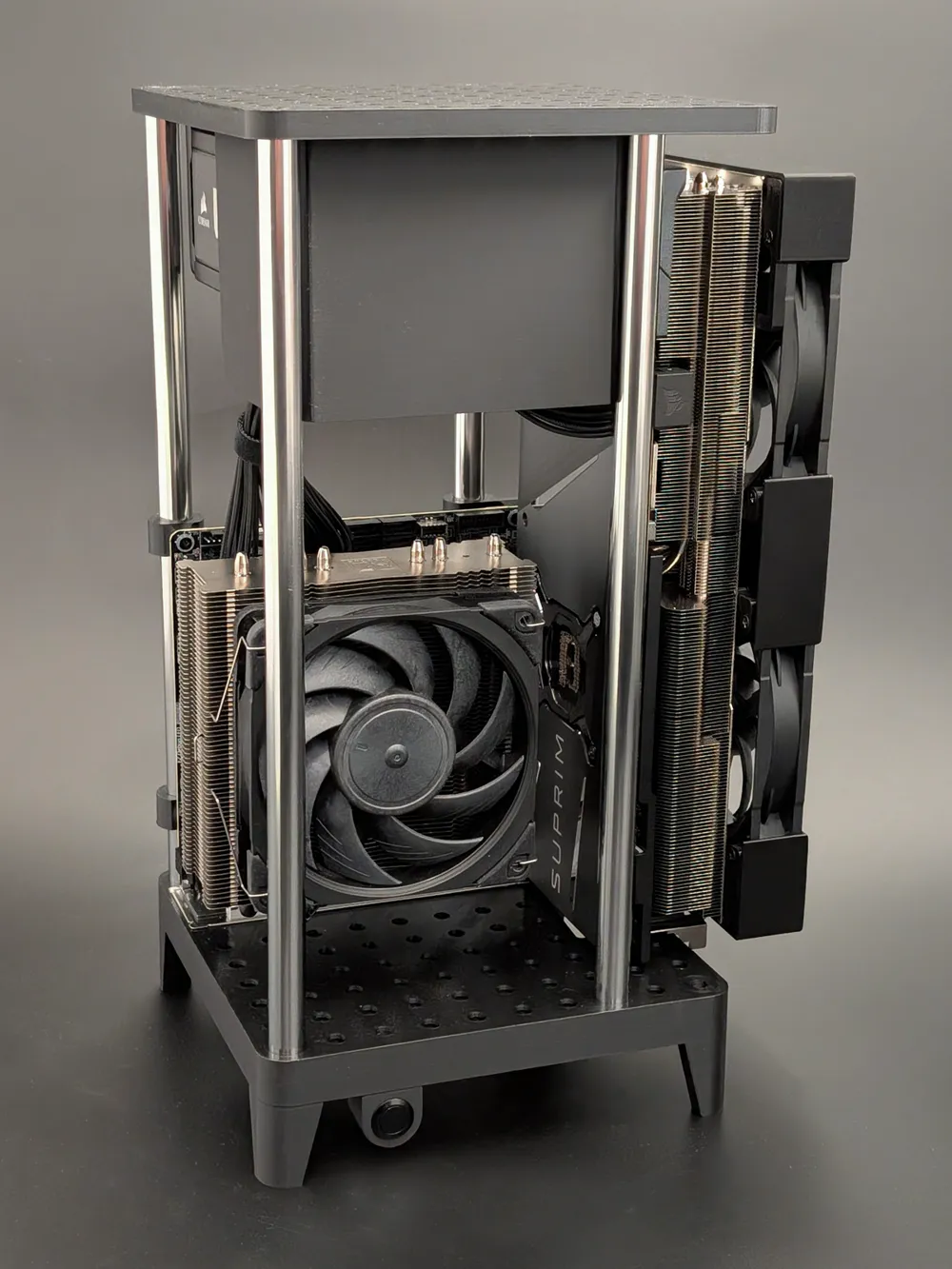 Open Frame ITX PC Case by FiftyFifty MakerWorld: Download Free 3D Models