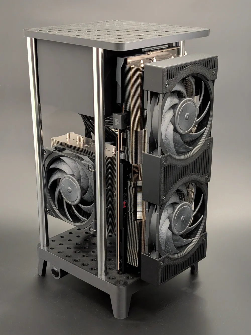 Open Frame ITX PC Case by FiftyFifty MakerWorld: Download Free 3D Models
