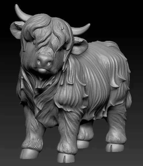 Scottish Highland Cow by Deep Space Studio MakerWorld: Download Free 3D ...