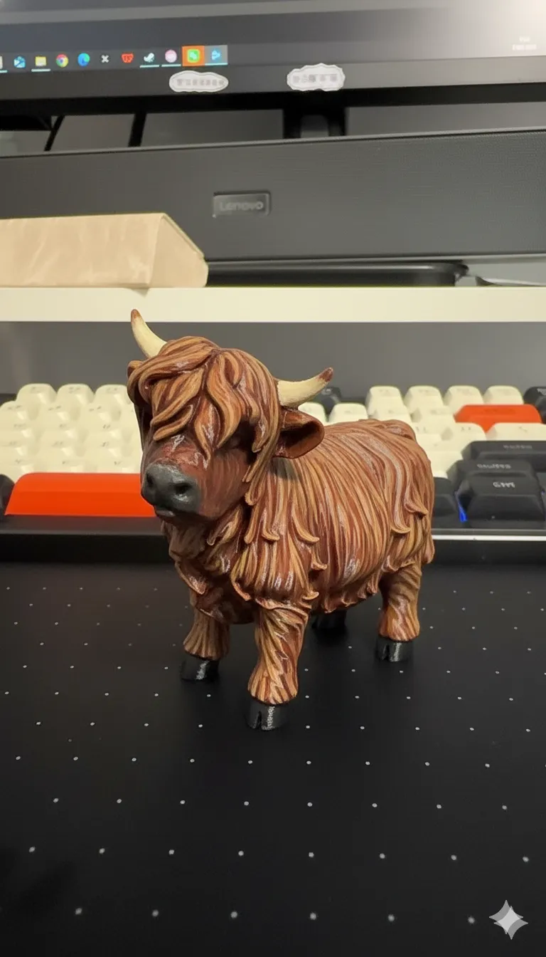 Scottish Highland Cow by Deep Space Studio MakerWorld: Download Free 3D ...