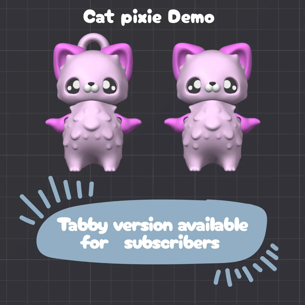 Cat Pixie Demo by Layersingreen MakerWorld: Download Free 3D Models