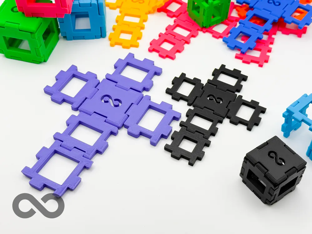 Folding Fidget Click Cube - Print in Place by Eternity Labs MakerWorld ...