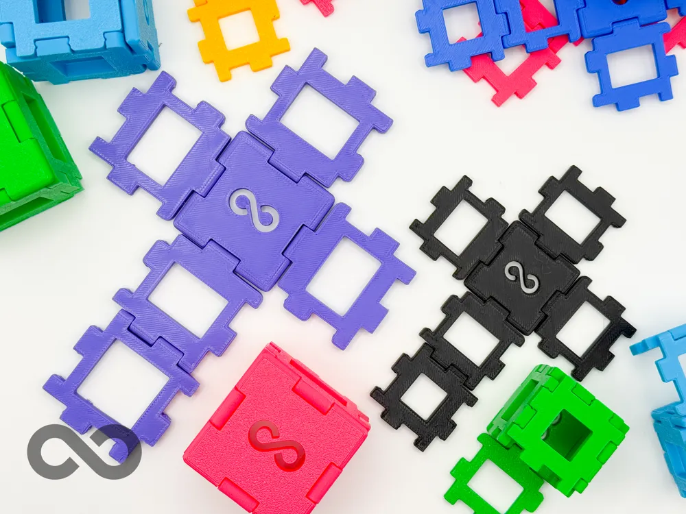 Folding Fidget Click Cube - Print in Place by Eternity Labs MakerWorld ...