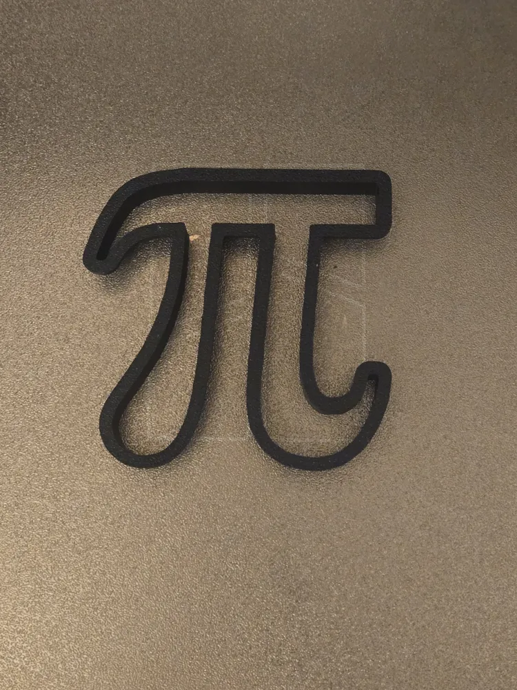Pi symbol cookie cutter - Free 3D Print Model - MakerWorld