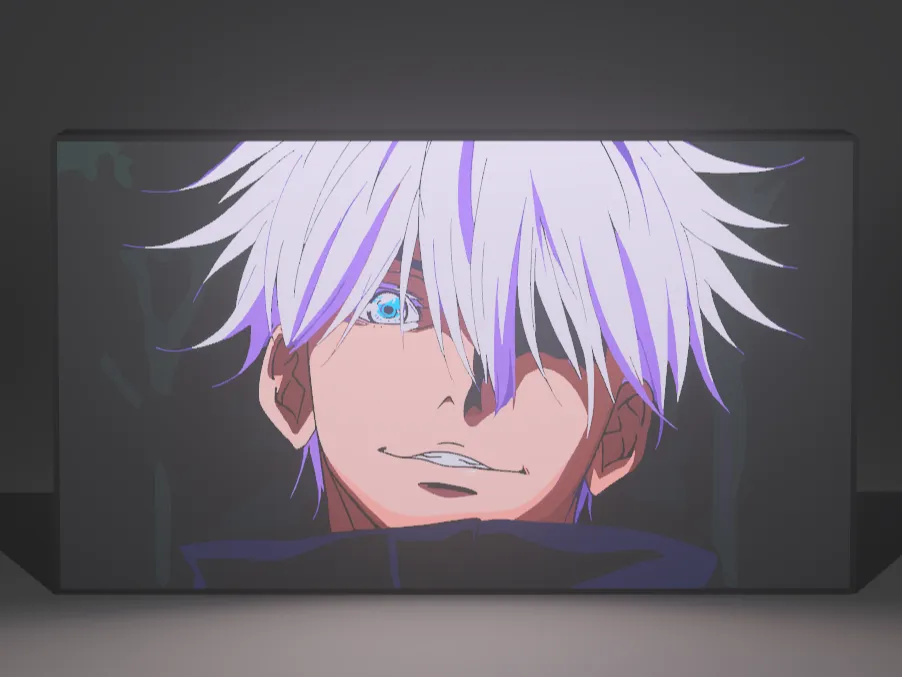 Satoru Gojo Lightbox - Free 3D Print Model - MakerWorld