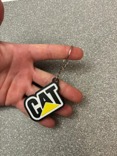 CAT Caterpillar keychain by MORTI$ MakerWorld: Download Free 3D Models