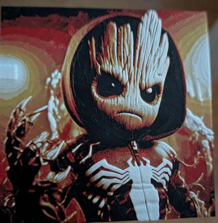 Baby Groot Venom by Errante - MakerWorld