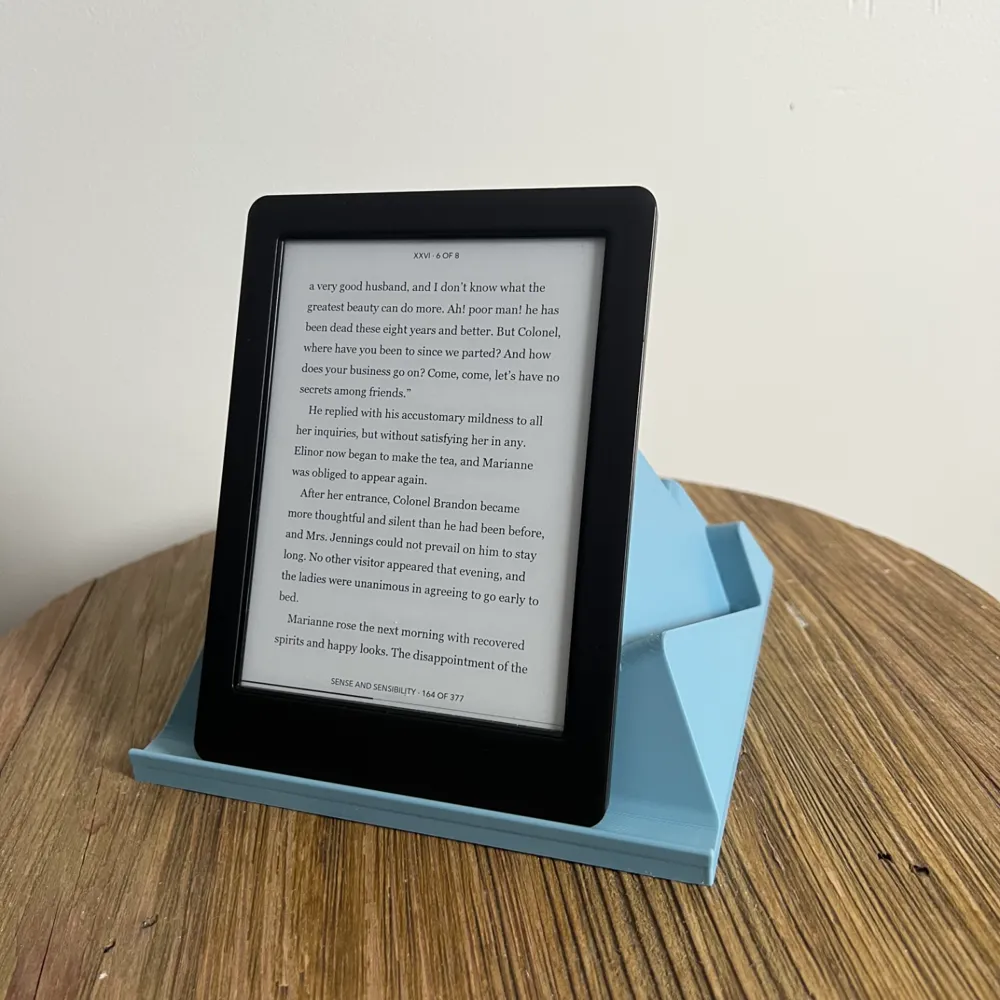 Word Wedge (E-Reader Stand) by k-maker MakerWorld: Download Free 3D Models