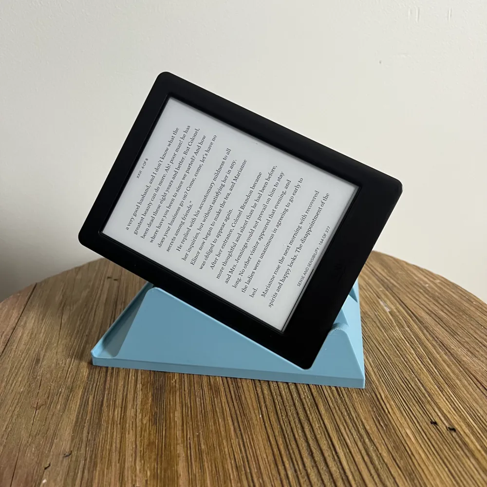 Word Wedge (E-Reader Stand) - Free 3D Print Model - MakerWorld