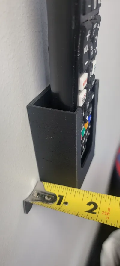 Wall Mounted Remote Holder by Brisolo - MakerWorld