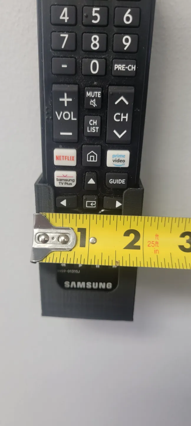 Wall Mounted Remote Holder by Brisolo - MakerWorld