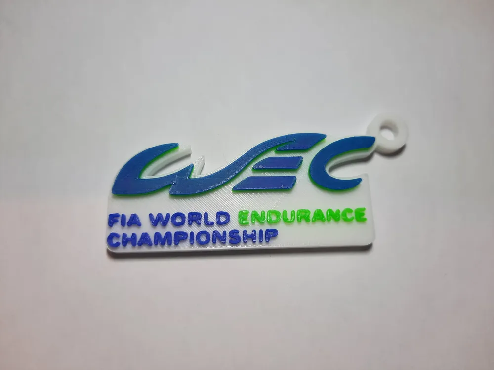 WEC Logo - Keychain by Luke-Leek-98 - MakerWorld