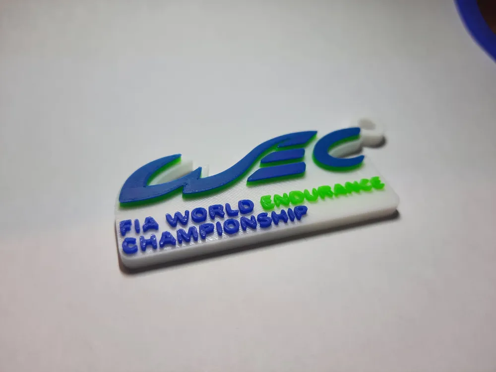 WEC Logo - Keychain by Luke-Leek-98 - MakerWorld