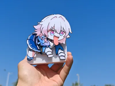 【Star Rail】March 7th, Trailblazer Crawling Toy - Free 3D Print Model ...