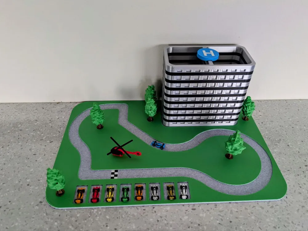 Formula 1 Mini City Desk Organizer by Taa Design MakerWorld: Download ...