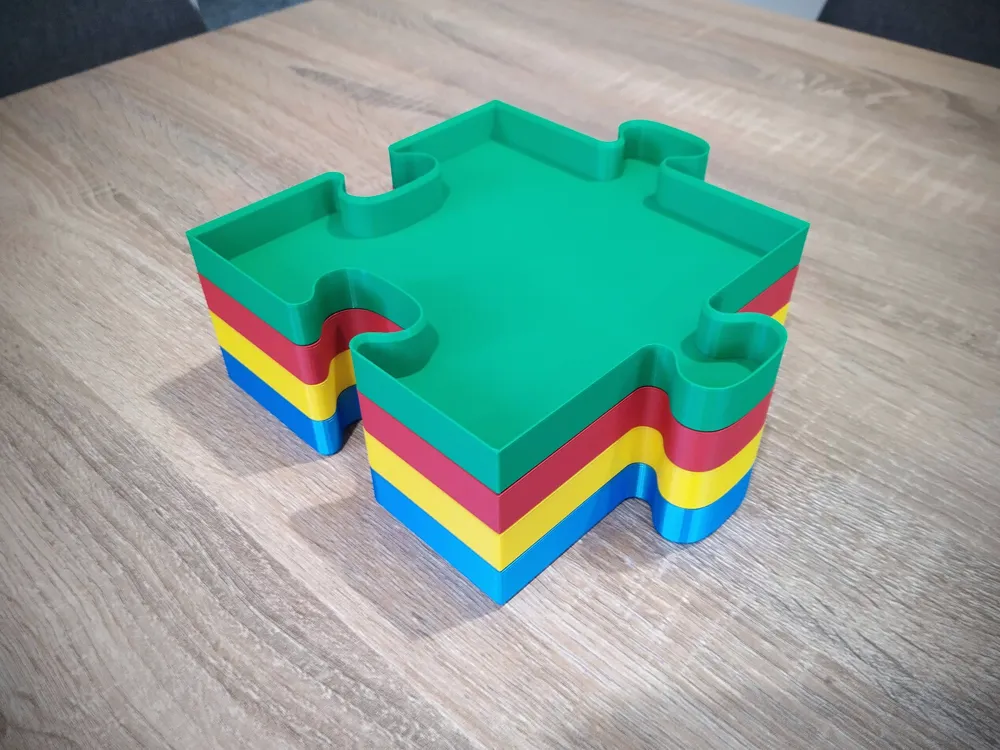 Jigsaw Puzzle Sorting Trays by Gunslinger_208 - MakerWorld