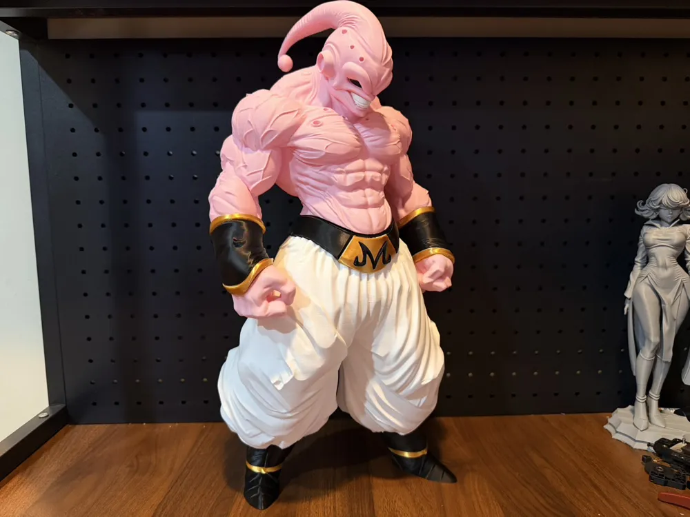 Majin Buu Realistic Multi-Color Parted Statue - Free 3D Print Model ...