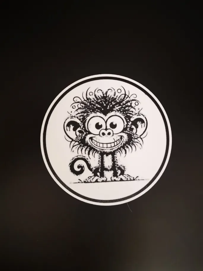 Crazy Monkey Coaster by netfire - MakerWorld