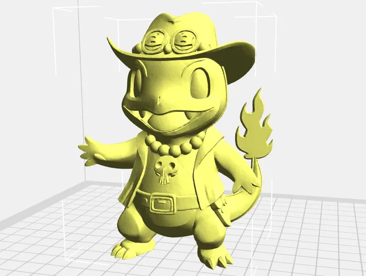 Charmander Ace Anime Mashup figure - Free 3D Print Model - MakerWorld