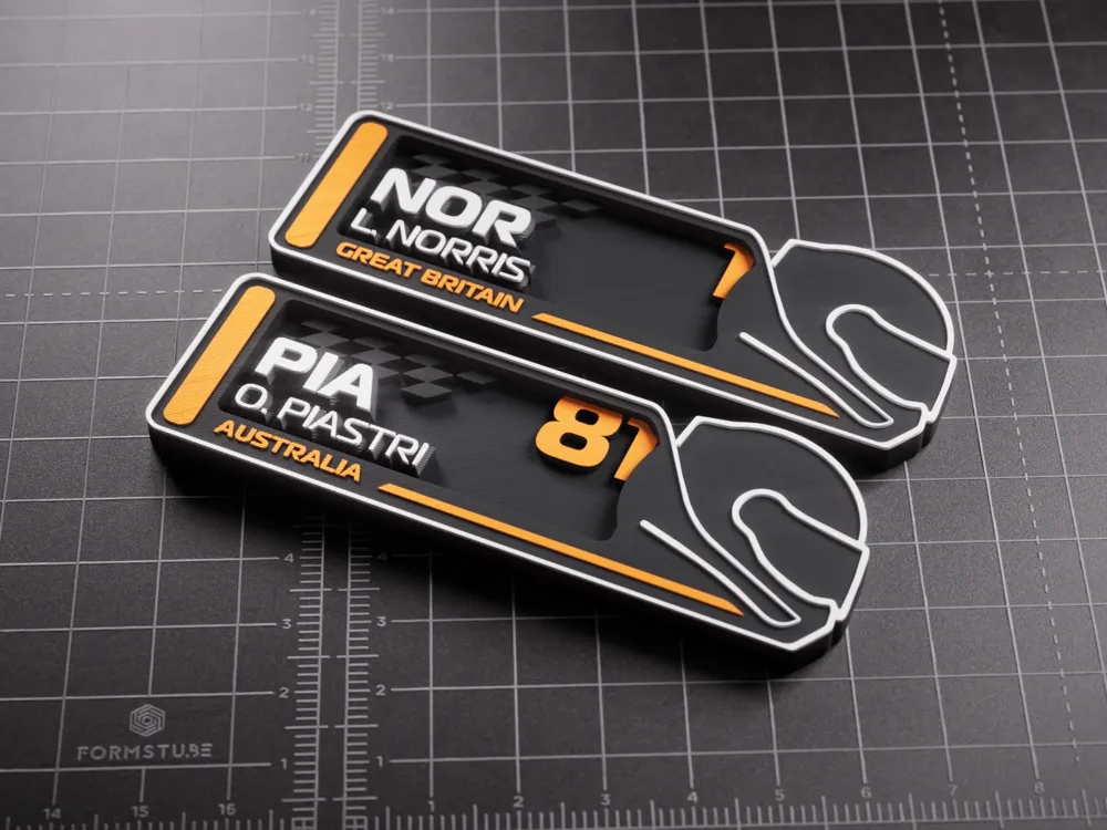 F1 2026 Driver Plates – Every Team - Free 3D Print Model - MakerWorld