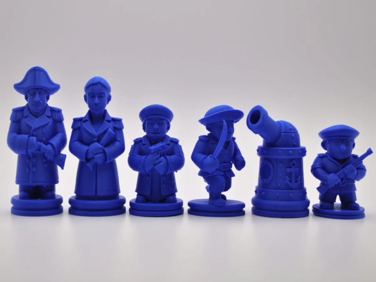 Navy Chess Set - Free 3D Print Model - MakerWorld