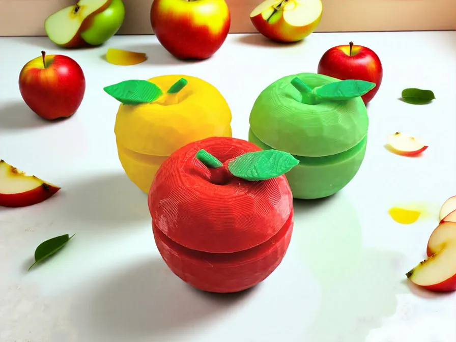 Apple Fidget Clicker Toy - Free 3D Print Model - MakerWorld