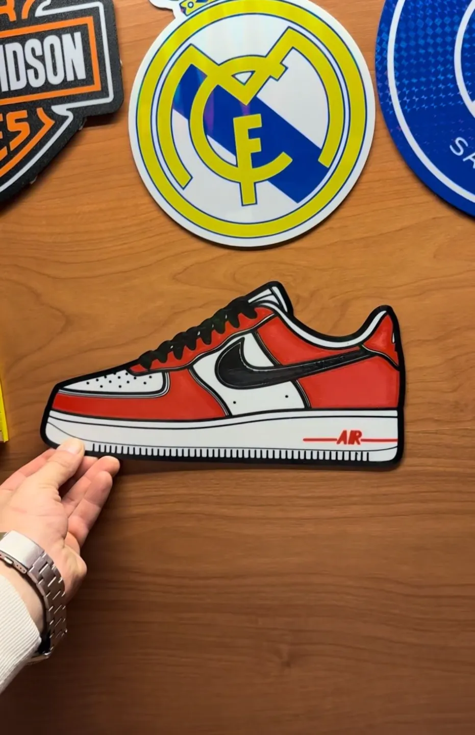 Nike Airforce - multicolor wall sticker by HaZe6630 - MakerWorld