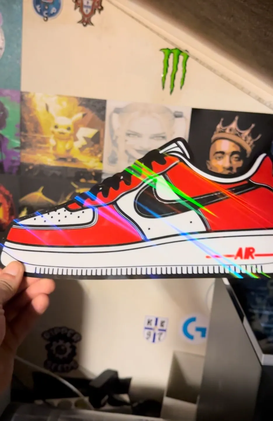 Nike Airforce - multicolor wall sticker by HaZe6630 - MakerWorld