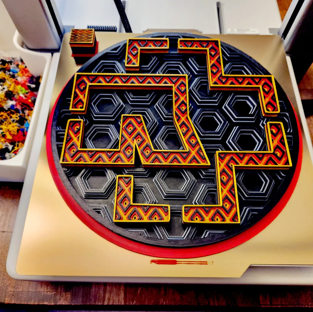 Rammstein Dimensional Mosaic by w3r3wolv3sMakerWorld: Download Free 3D ...