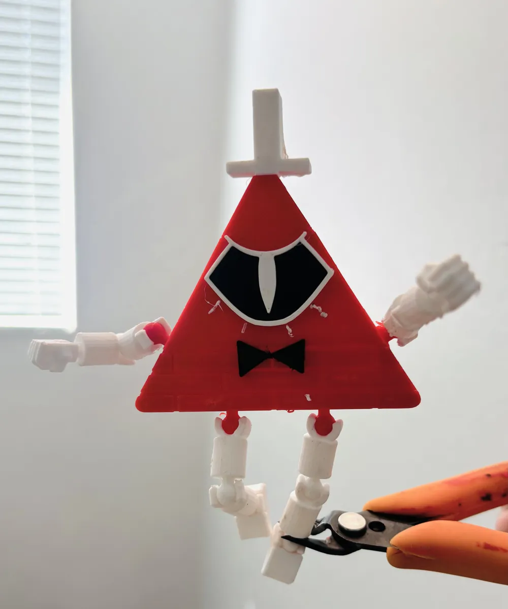 Angry Bill Cipher - Free 3D Print Model - MakerWorld