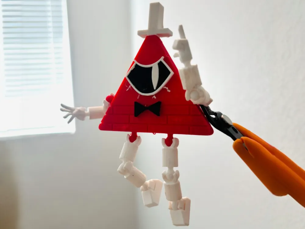 Angry Bill Cipher - Free 3D Print Model - MakerWorld