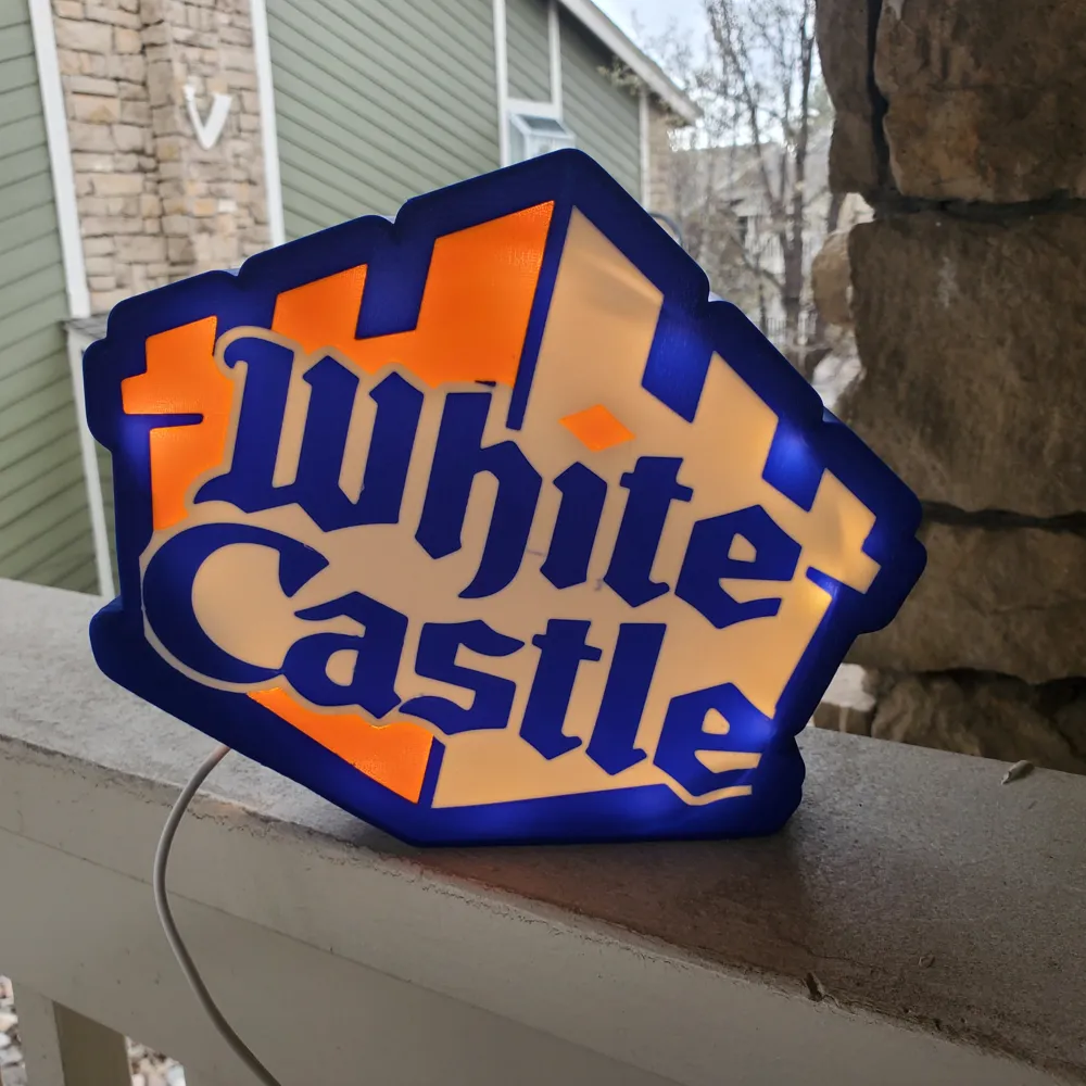 White Castle Light Box by ScoopsScoops MakerWorld: Download Free 3D Models