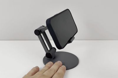 Tilty - Adjustable Phone / Tablet Desktop Stand - Free 3D Print Model - MakerWorld