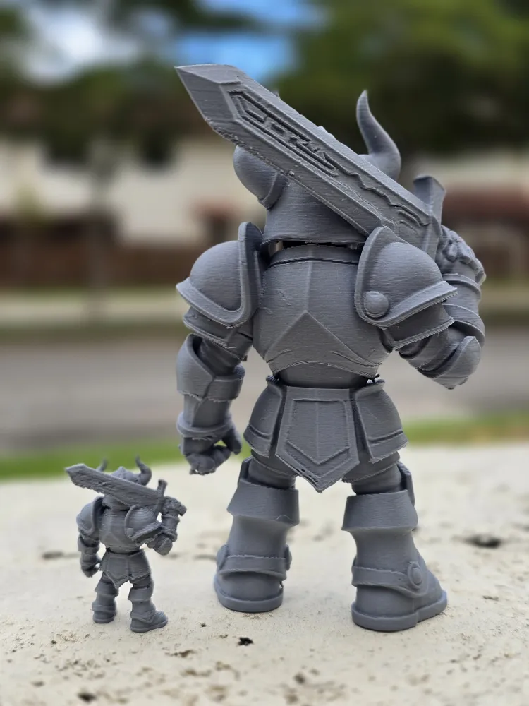 Chibi Skeleton Warrior by NotR92 MakerWorld: Download Free 3D Models