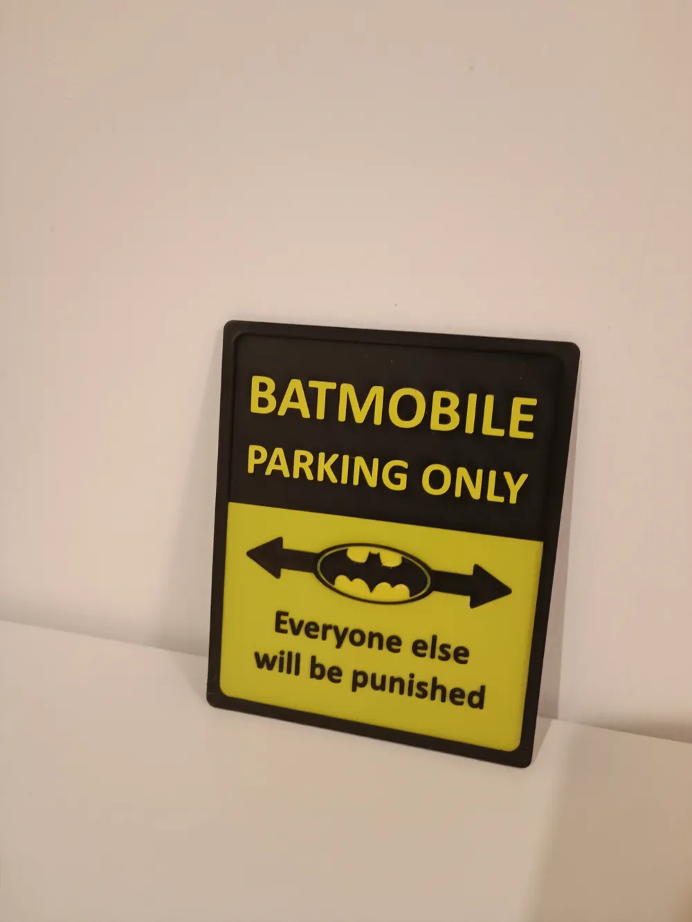 Batmobile Parking Only by Mr.P. - MakerWorld