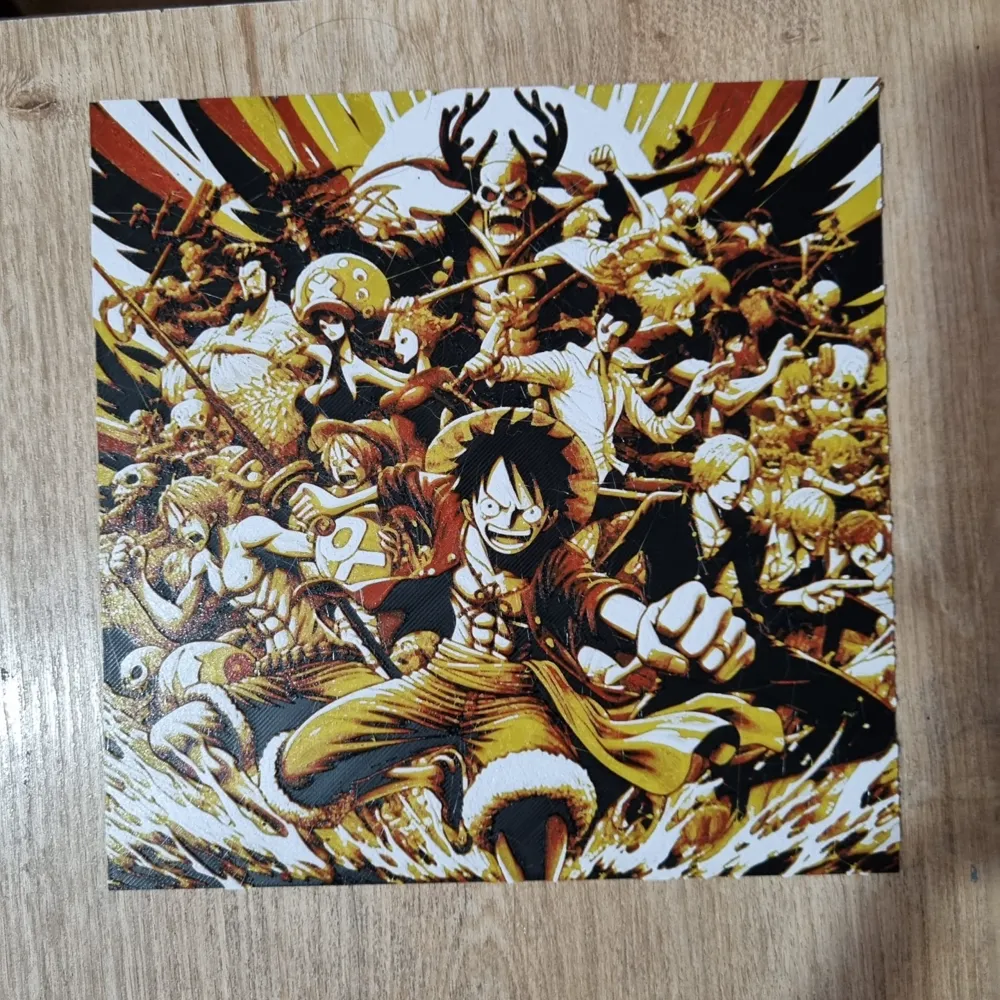 One Piece - Hueforge by sba3Dcrafts - MakerWorld