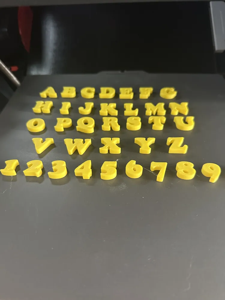 ABC Alphabet Cooper Black style letters and number by ShadowTouch ...