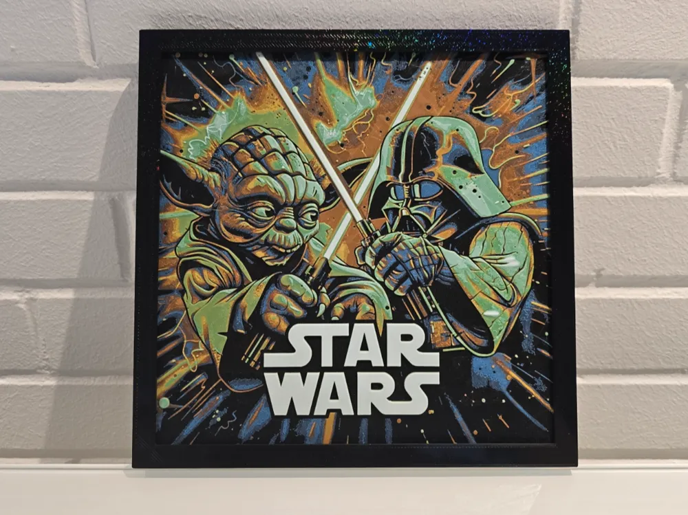 Starwars Darth Vader & Yoda Hueforge 200x200 by 3D_Freak - MakerWorld