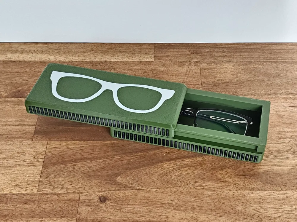 Tanky Glasses Case - Spring Lock Spectacles Box by CuriousCoon - MakerWorld