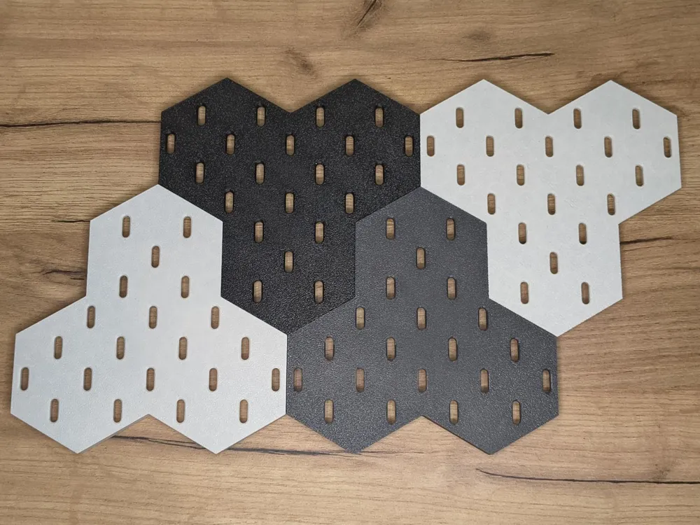 Tri-Hex skadis 36g per block - Free 3D Print Model - MakerWorld