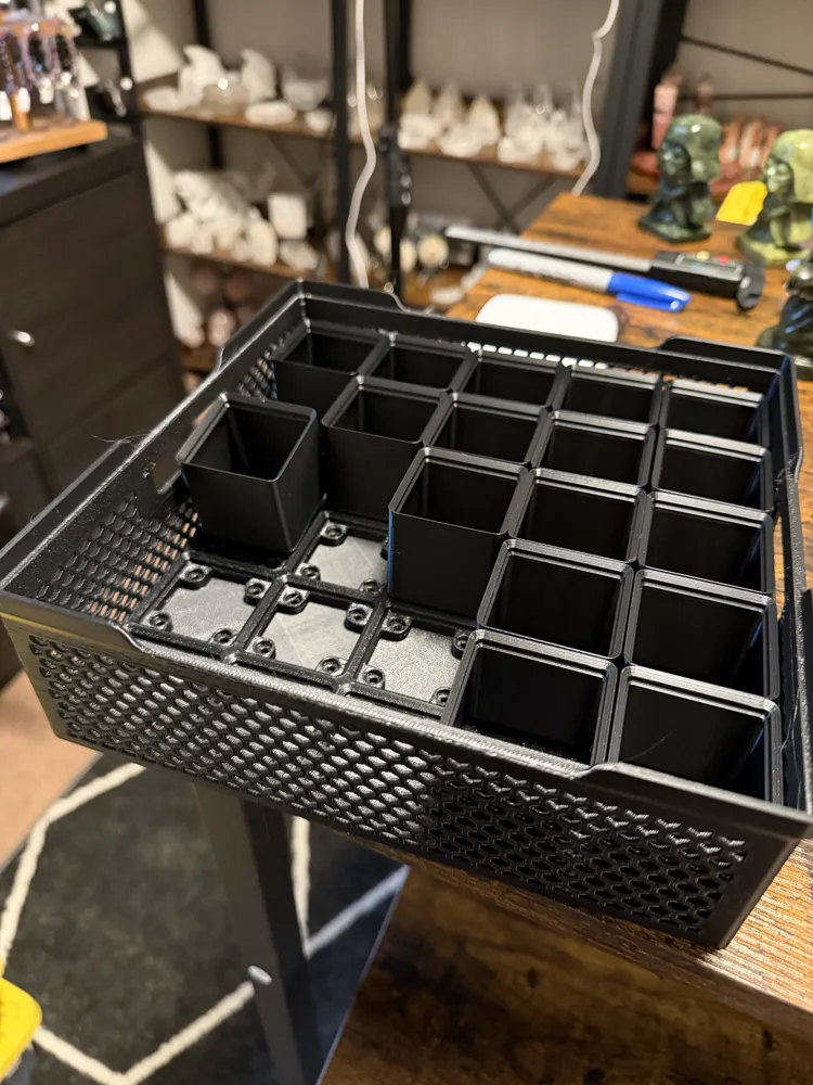 5X5 Gridfinity stacking basket - Free 3D Print Model - MakerWorld