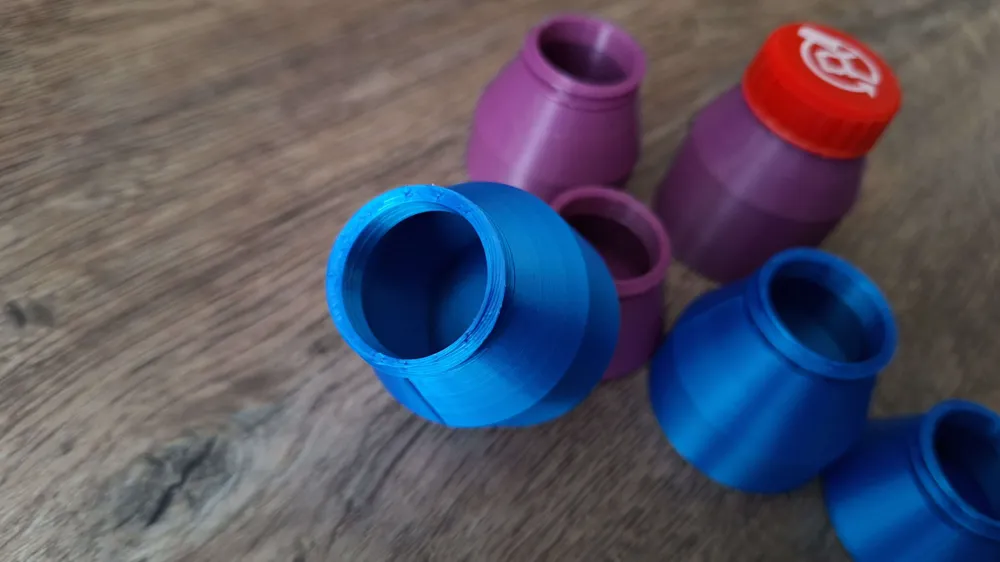 Containers using bottle cap- 3 sizes by Damián Sládek - MakerWorld