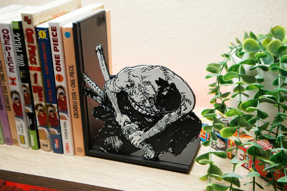 Bookend of Roronoa Zoro | One Piece Fan Art by 3D Manga Panels ...
