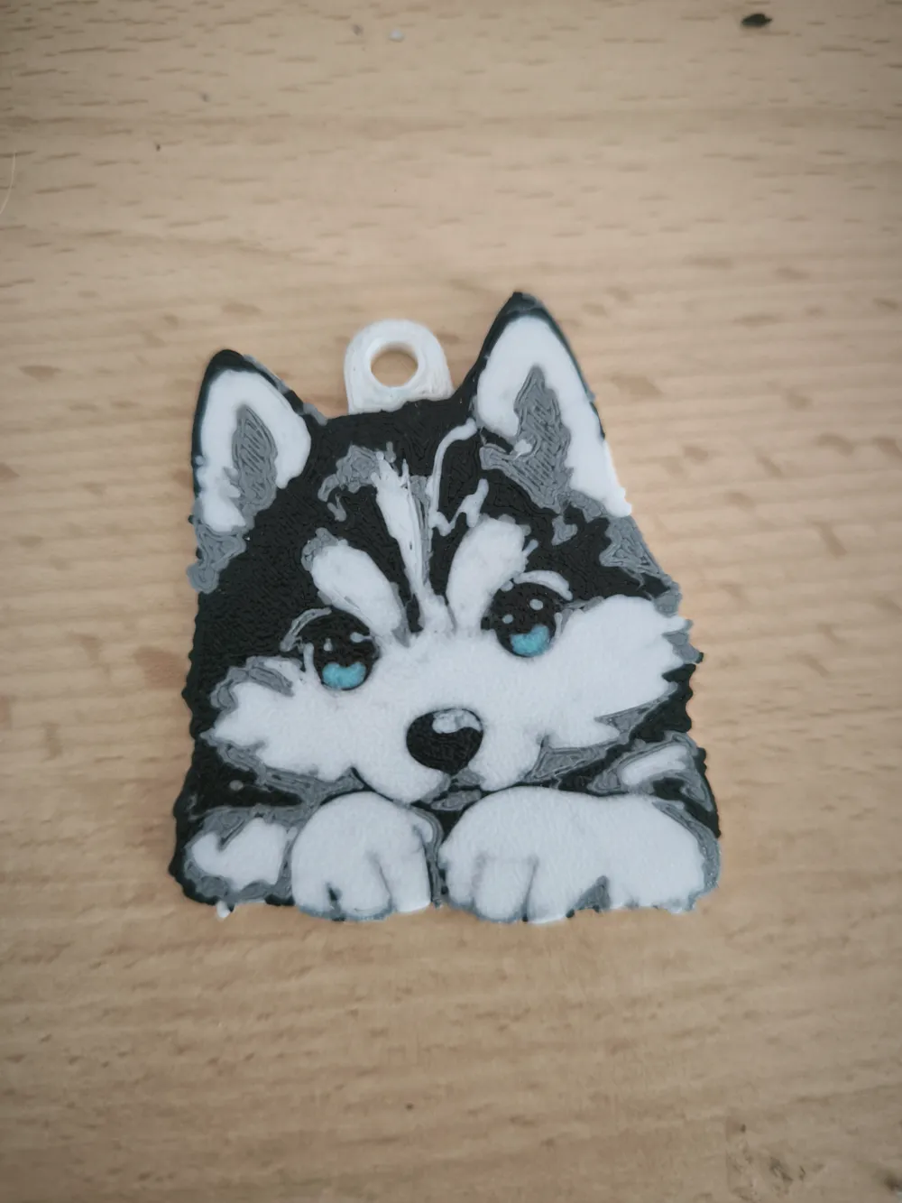 Husky Keychain by Galeico - MakerWorld