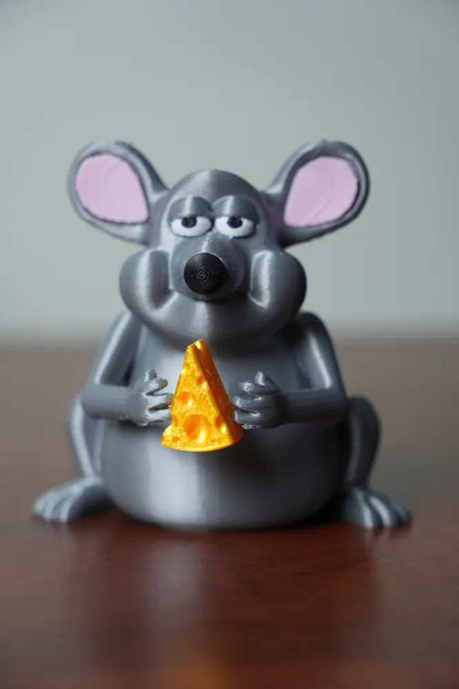 Rat eating alone (meme) - Free 3D Print Model - MakerWorld