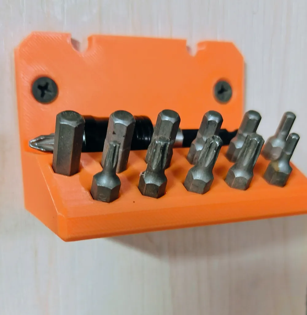 multi-level drill bit holder - wall mount by Yakuza - MakerWorld