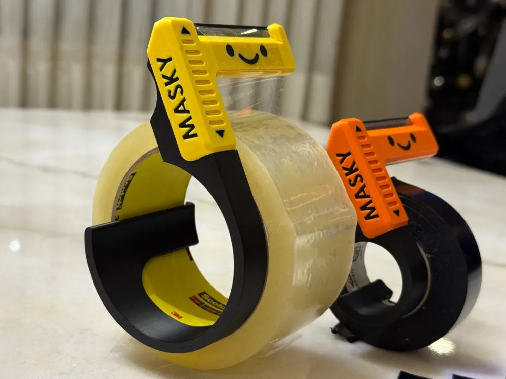 Masky Blade: Retractable blade tape cutter - Free 3D Print Model ...